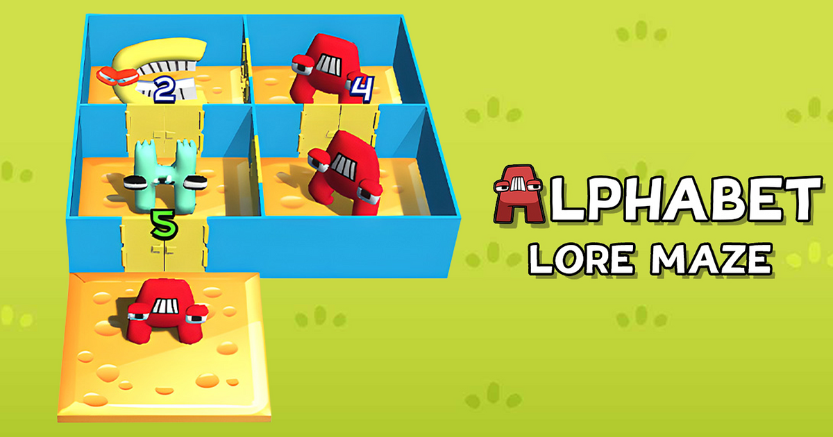 Alphabet Lore Maze - Δωρεάν Online Παιχνίδι | FunnyGames